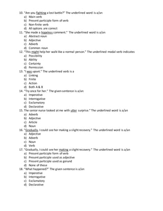 Unit 9 All is not Lost By Musarrat Khan | DOCX | Surgery | Medical Health
