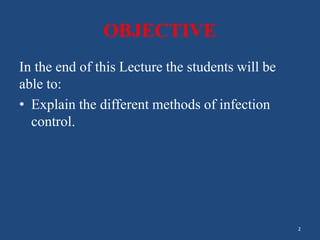 Control of infection | PPT