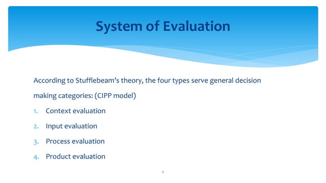 Unit -9 evaluating management system | PPTX