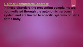 Unit 8 neurotic stress and somatoform, PSYCHIATRIC NURSING | PPTX