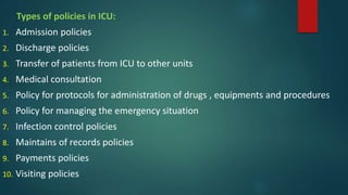 UNIT-9 NURSING MANAGEMENT OF PATIENT IN CRITICAL CARE.pptx