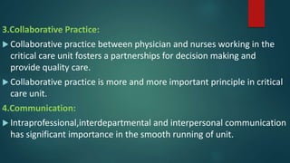 UNIT-9 NURSING MANAGEMENT OF PATIENT IN CRITICAL CARE.pptx