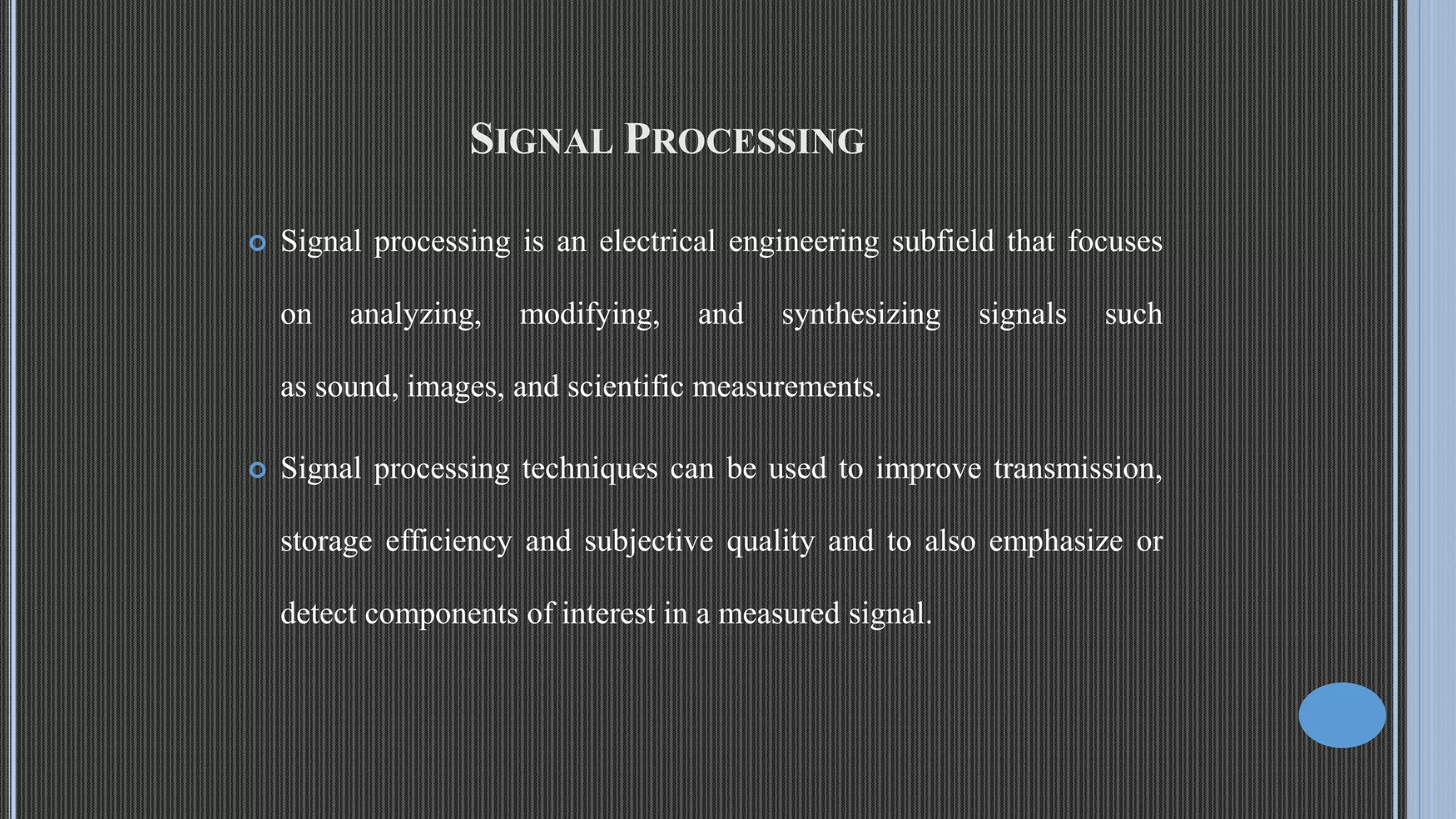 Introduction to digital signal processing | PPTX