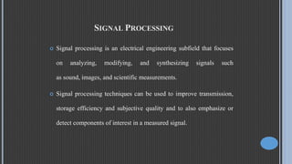 Introduction to digital signal processing | PPTX