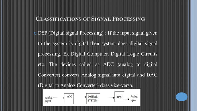 Introduction to digital signal processing | PPTX | Digital Audio ...