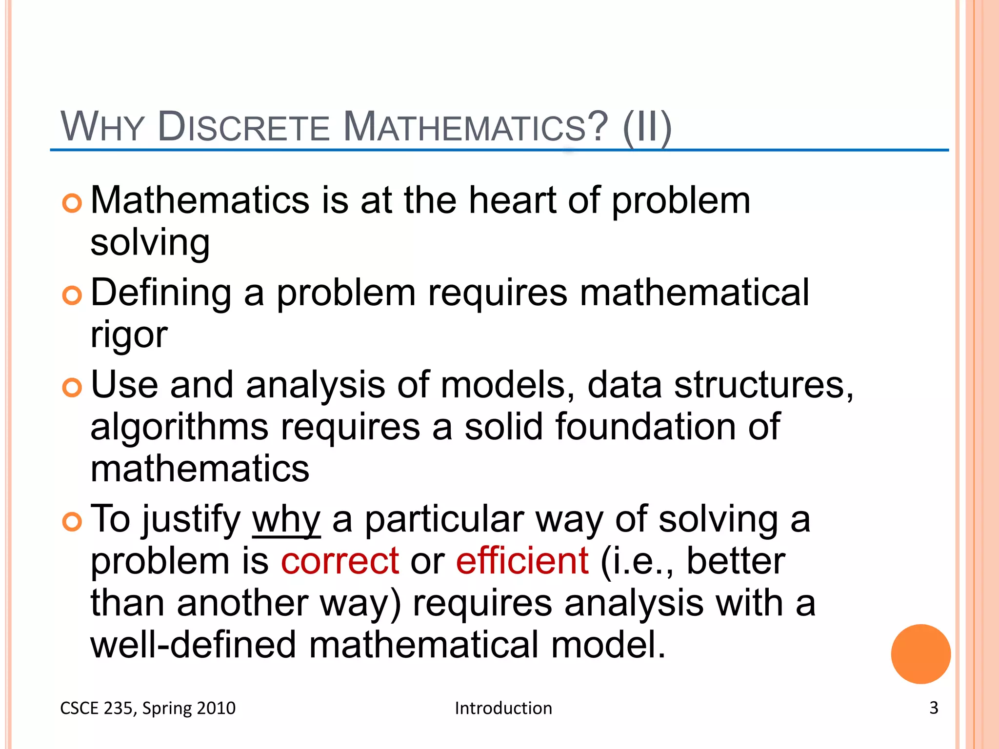 Applications of Discrete Structures | PPTX
