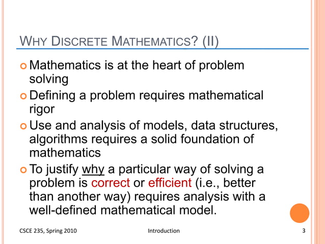 Applications of Discrete Structures | PPTX | Science