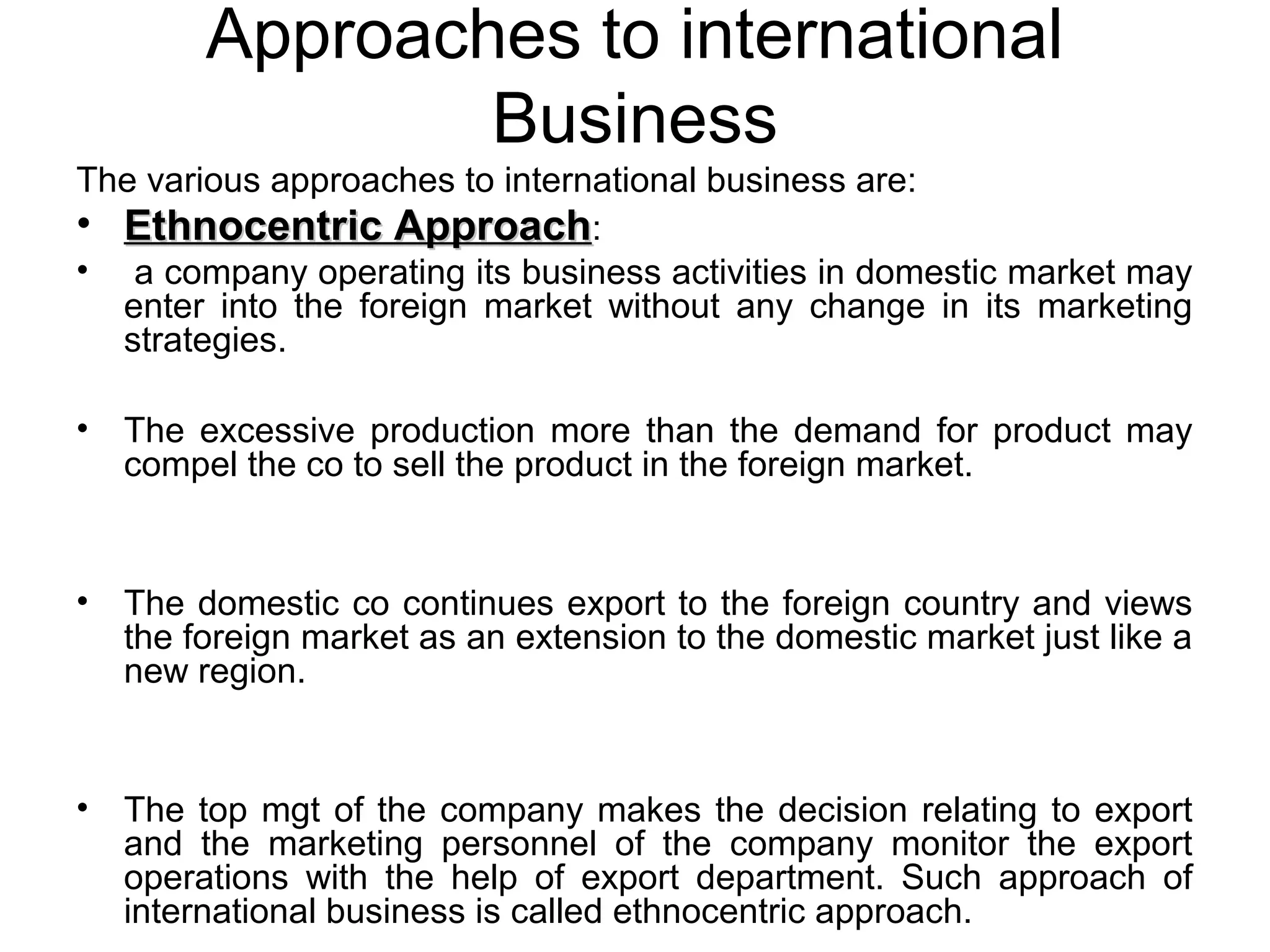 ppt on International Trade or Business | PPT