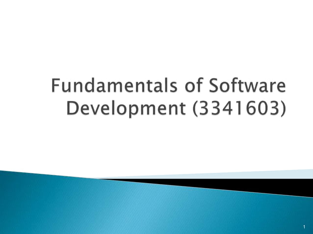 Unit i FUNDAMENTALS OF SOFTWARE ENGINEERING | PPT