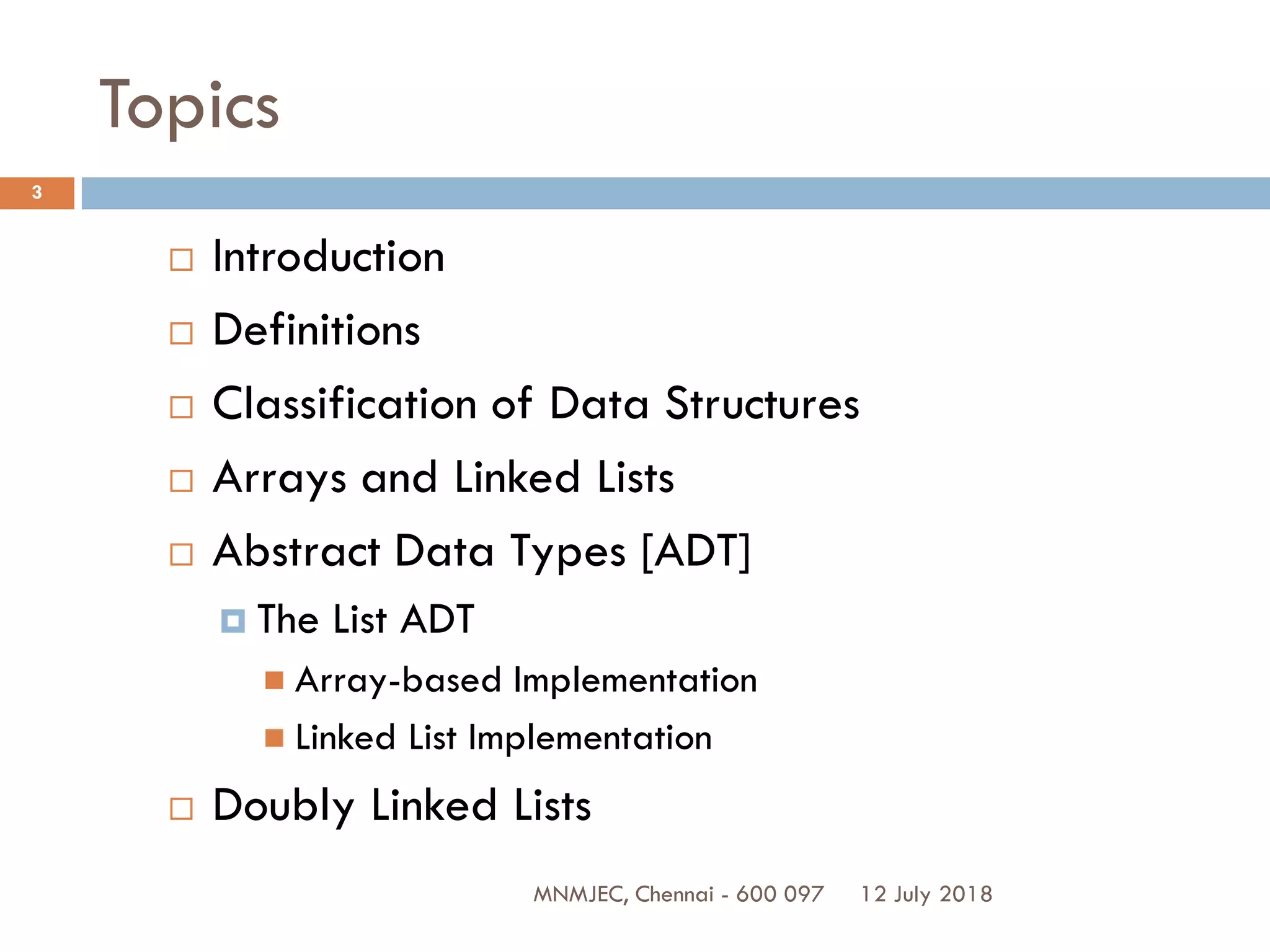 UNIT I LINEAR DATA STRUCTURES – LIST | PDF