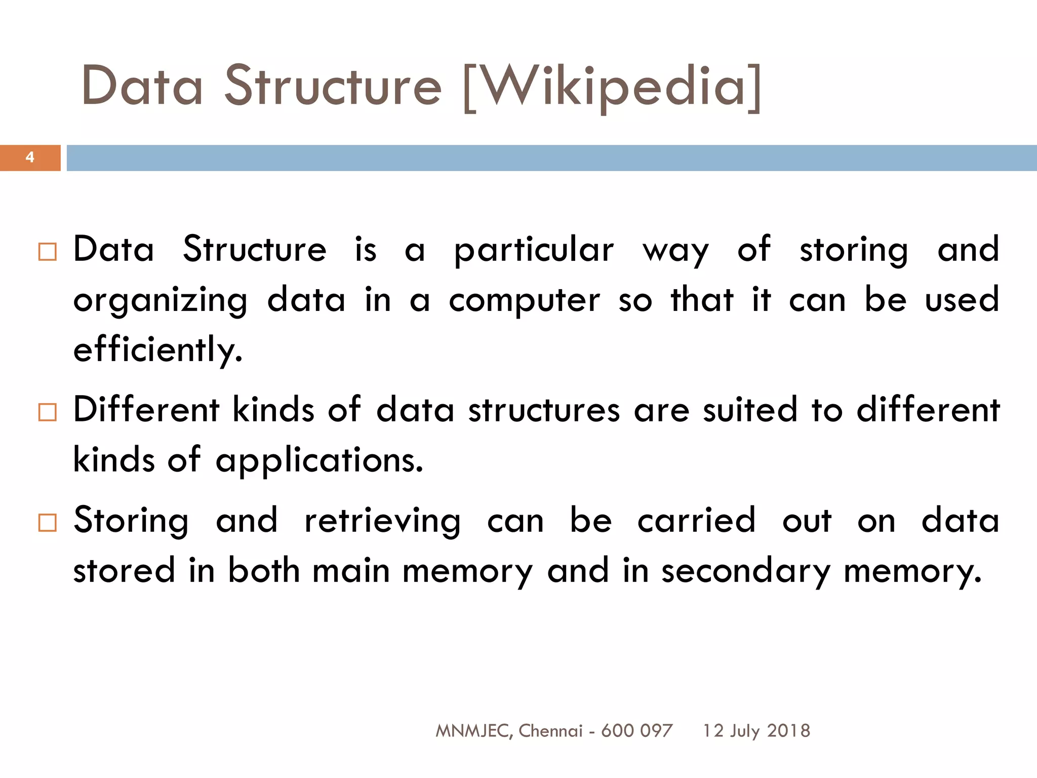 UNIT I LINEAR DATA STRUCTURES – LIST | PDF