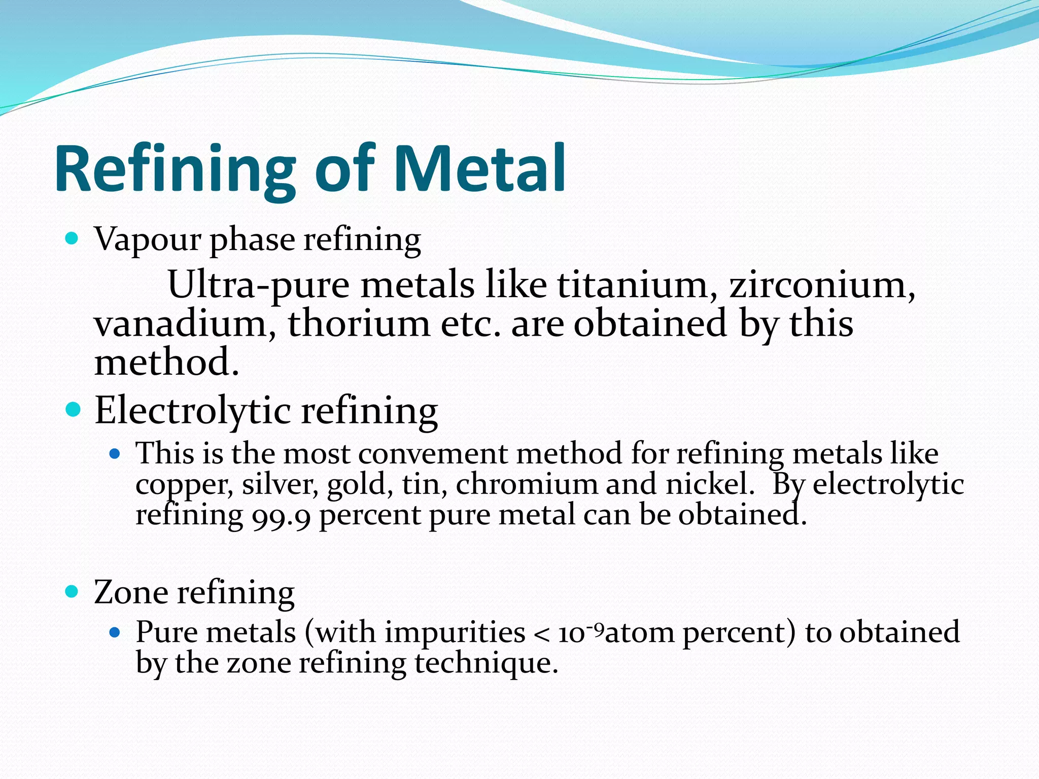 Principles of Metallurgy | PPTX