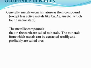 Principles of Metallurgy | PPTX