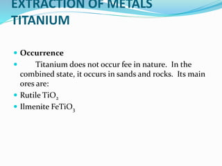 Principles of Metallurgy | PPTX