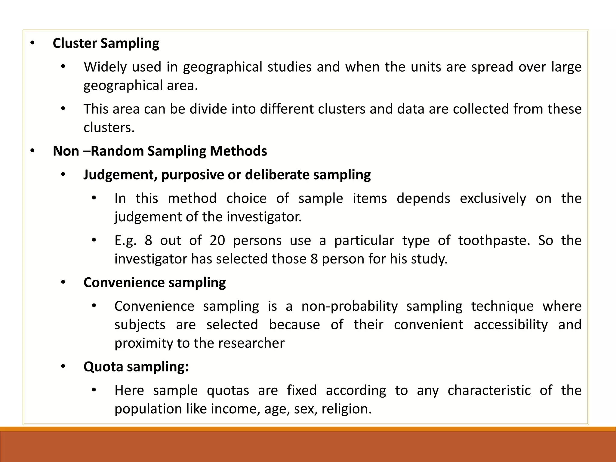 Introduction To Biostatistics And Types Of Sampling Methods Pptx