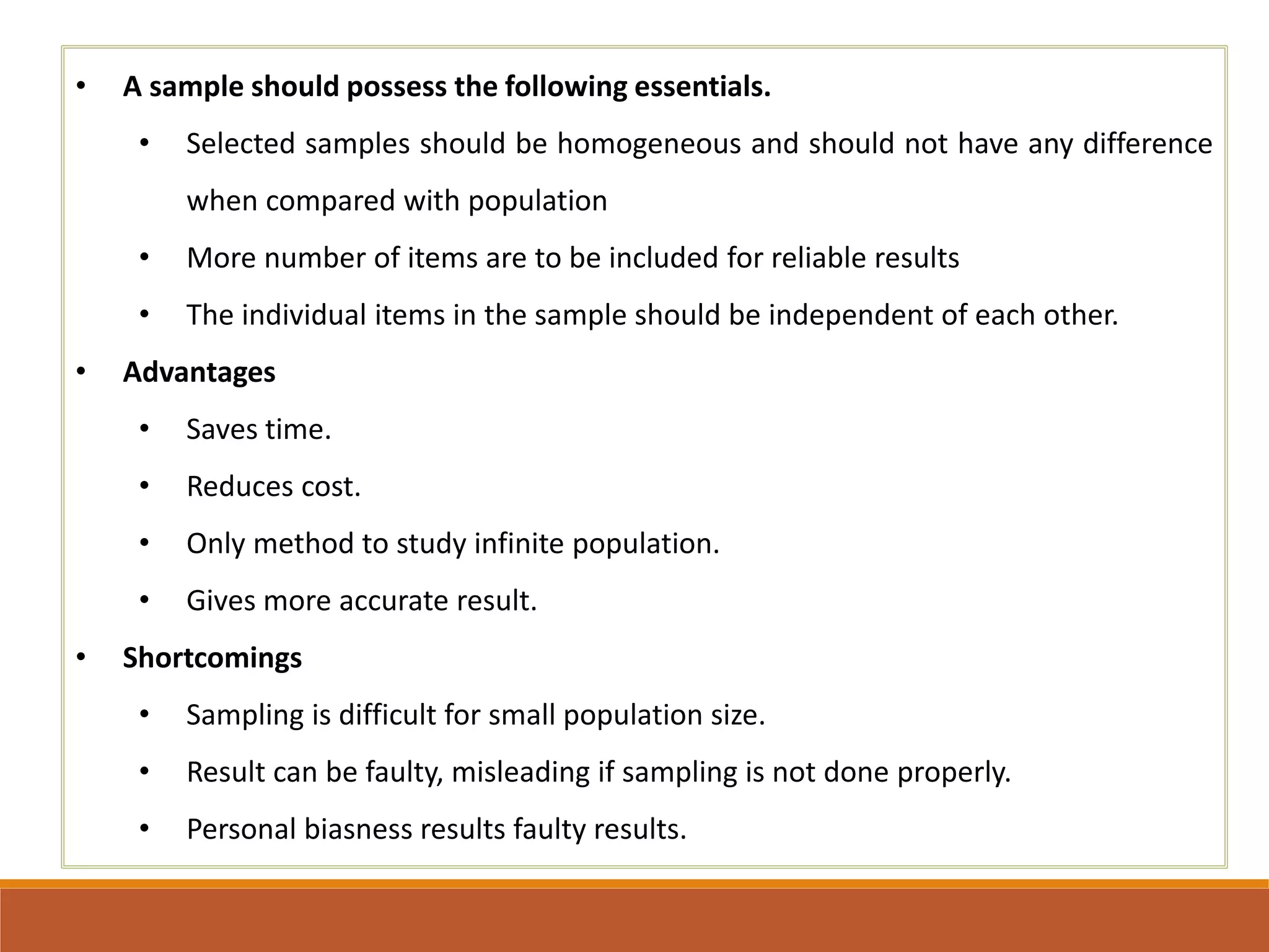 Introduction to Biostatistics and types of sampling methods | PPTX