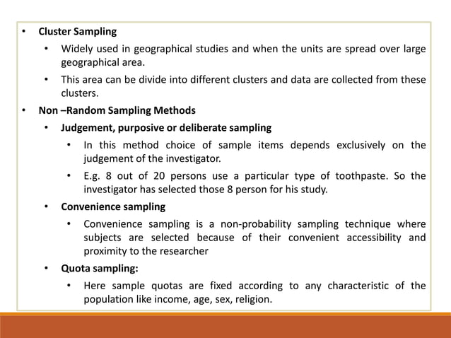 Introduction to Biostatistics and types of sampling methods | PPTX