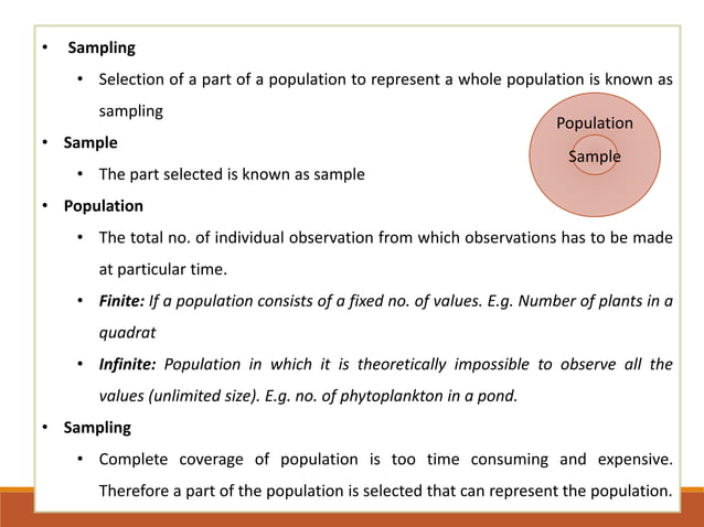 Introduction to Biostatistics and types of sampling methods | PPTX