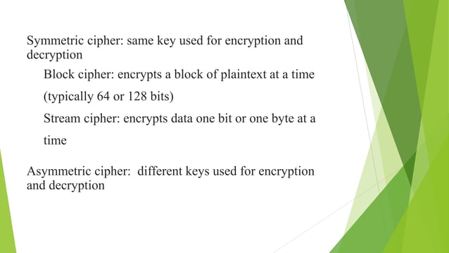 Network Security and Cryptography | PPT