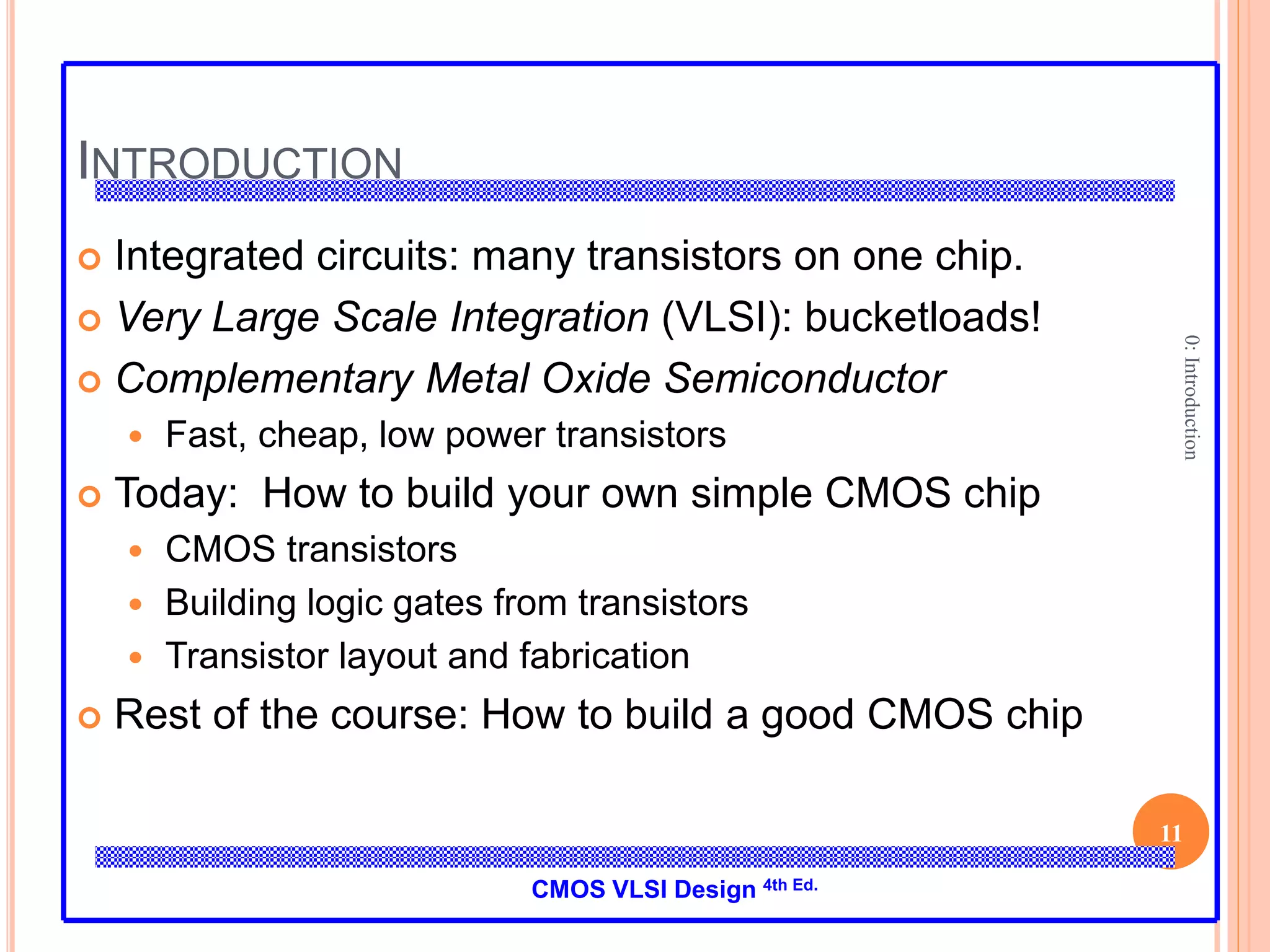 VLSI DESIGN- MOS TRANSISTOR | PPT