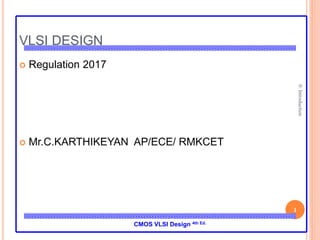 VLSI DESIGN- MOS TRANSISTOR | PPT