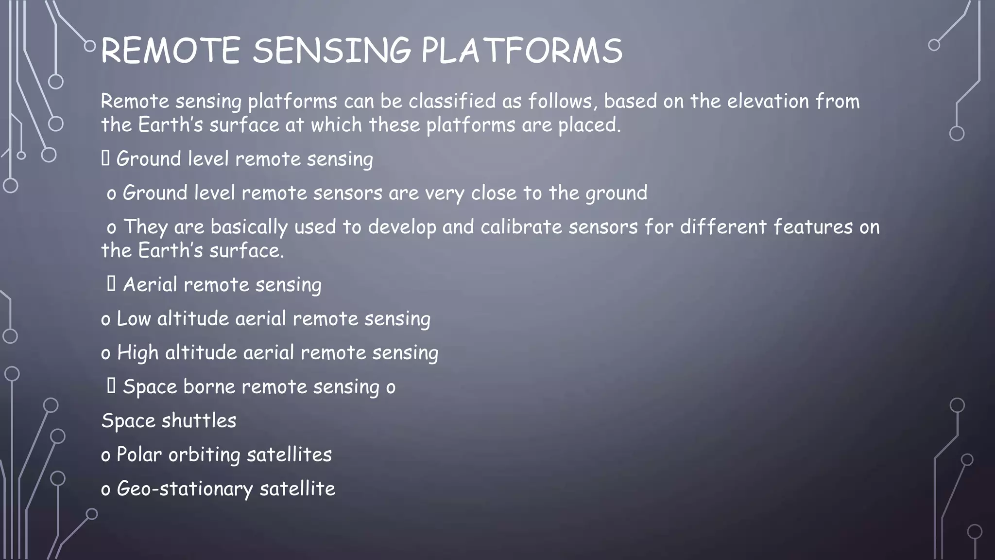 Unit 1 introduction to remote sensing | PPT