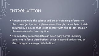 Unit 1 introduction to remote sensing | PPT