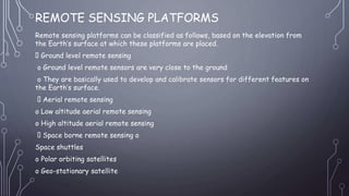Unit 1 introduction to remote sensing | PPT