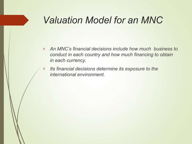 Multinational Financial Management: An Overview | PPTX | Business ...