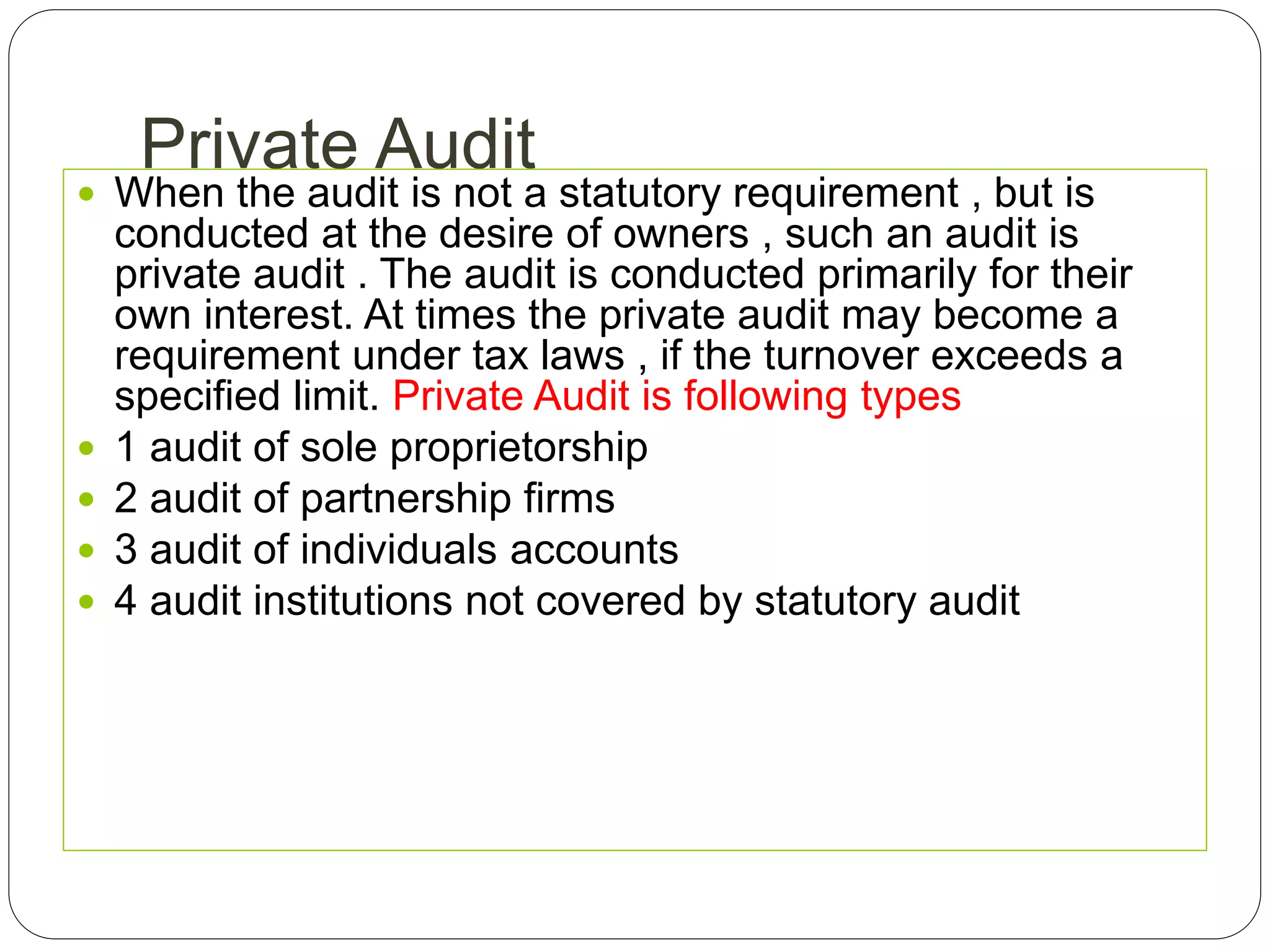 Audits and Regulatory Compliance | PPTX