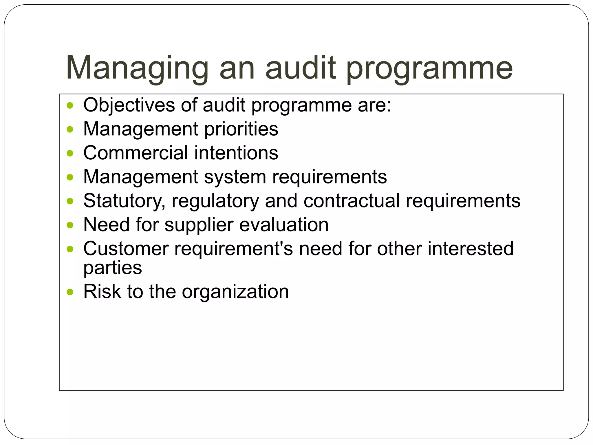 Audits and Regulatory Compliance | PPTX
