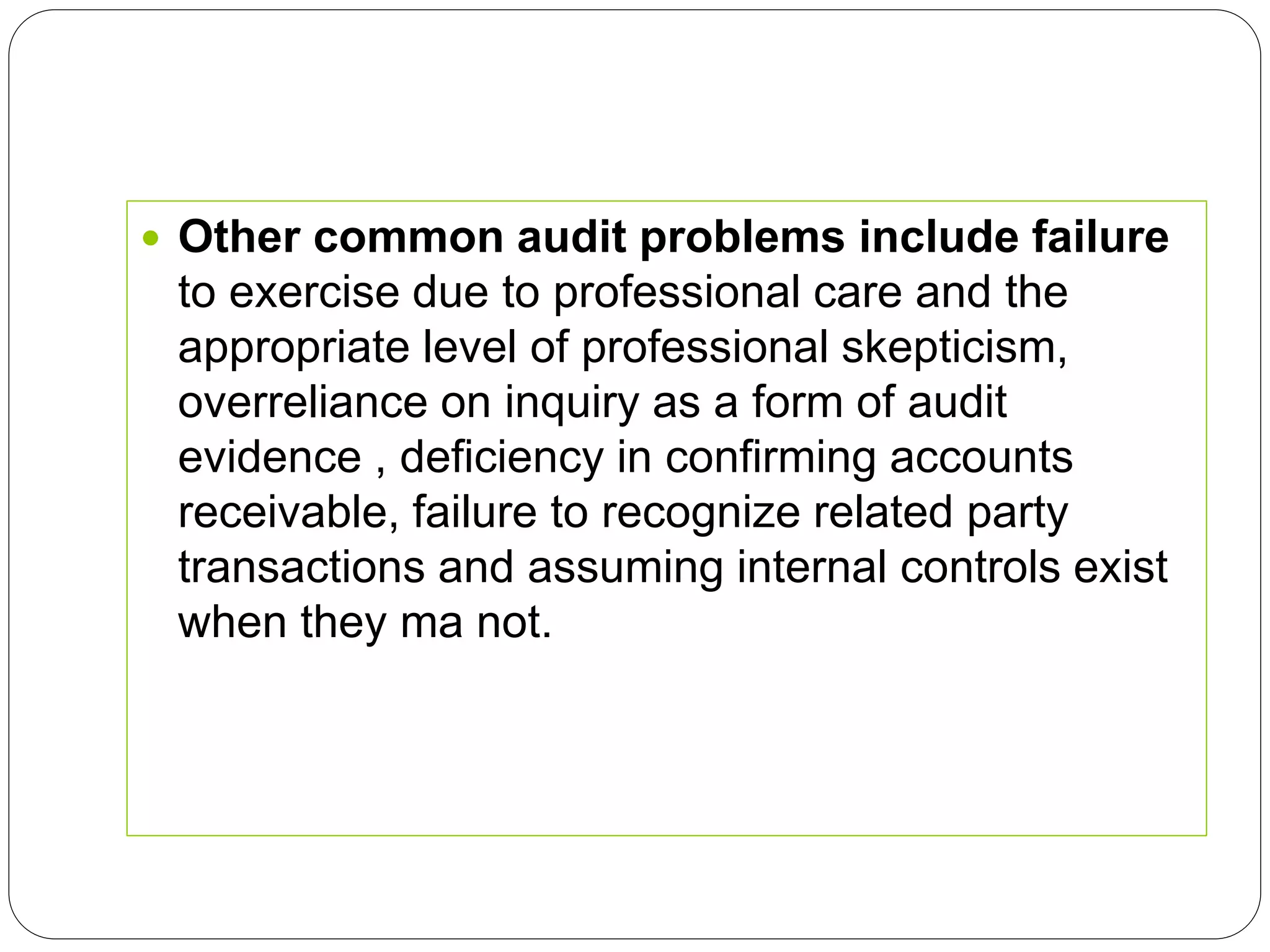 Audits and Regulatory Compliance | PPTX