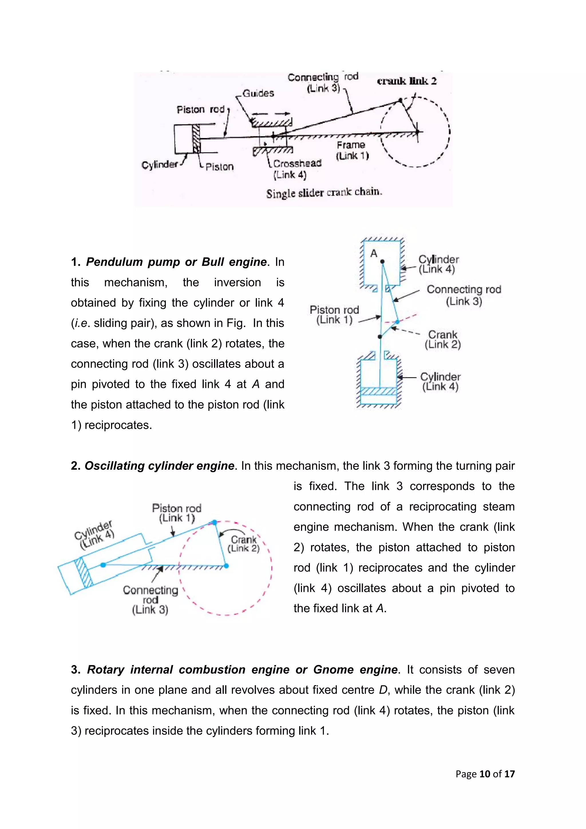 Kinematics of machines | PDF