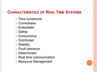 Introduction to Real Time System in computer system | PPT