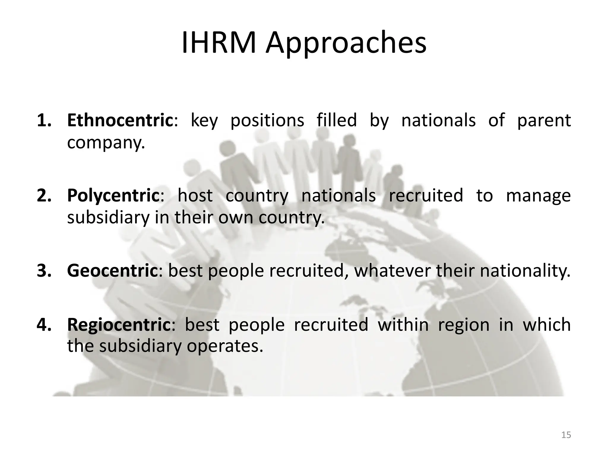 International human resources management | PDF