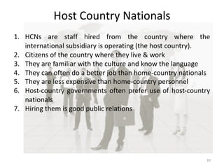 International human resources management | PDF