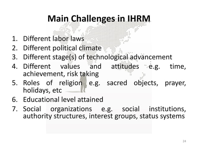 International human resources management | PDF