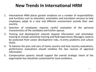 International human resources management | PDF