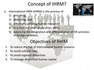 International human resources management | PDF