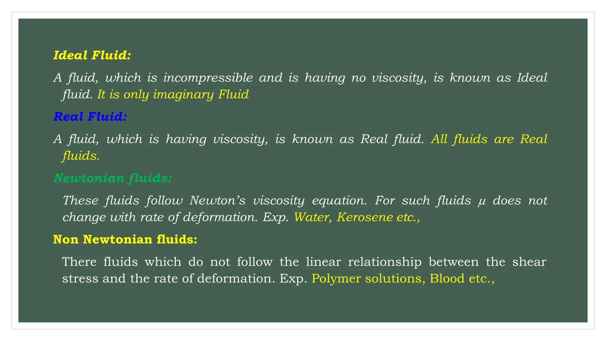 UNIT-IFLUID PROPERTIES & FLOW CHARACTERISTICS | PDF
