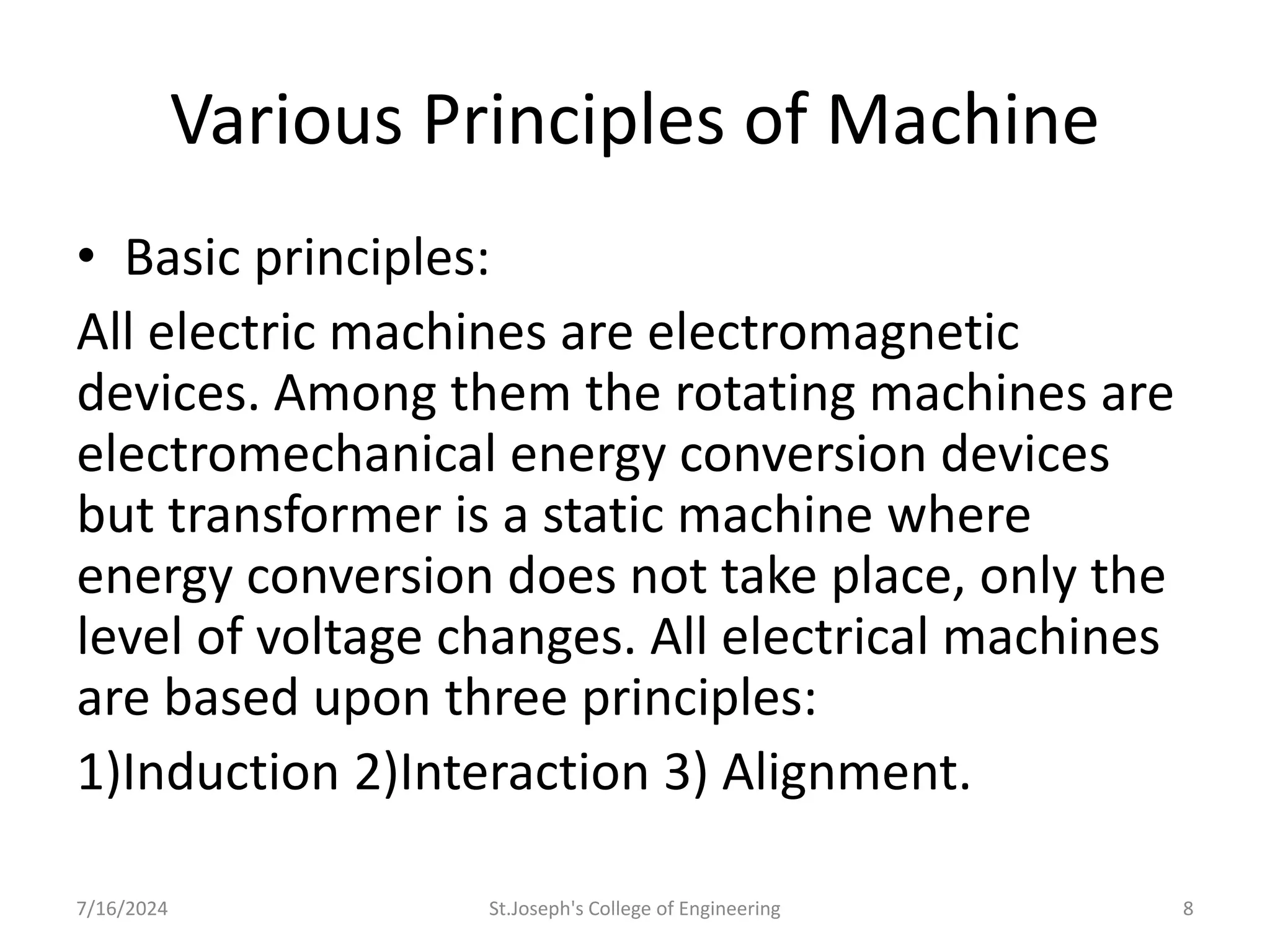 unit -Ipptx Introductionof Electrical Machine Apparatus | PPT