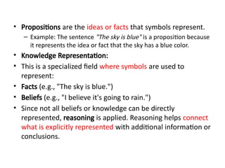 Knowledge Representation and Reasoning UNIT -I | PPTX