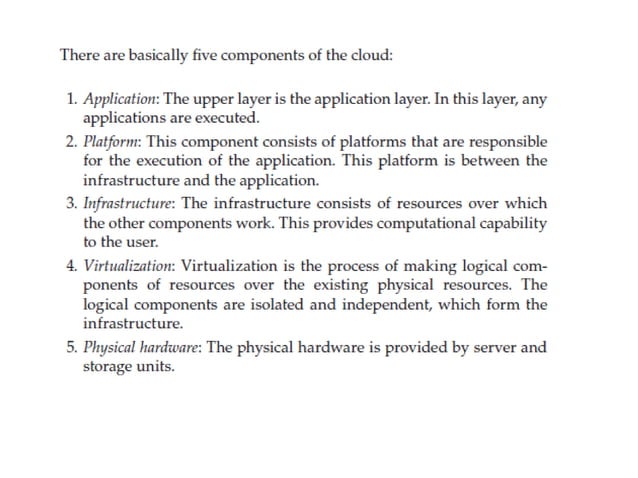 Cloud computing is a paradigm for enabling network access to a scalable and elastic pool | PPTX