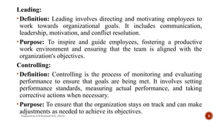 GE3792 INDUSTRIAL MANAGEMENT- (UNIT – I INTRODUCTION TO MANAGEMENT) | PPTX