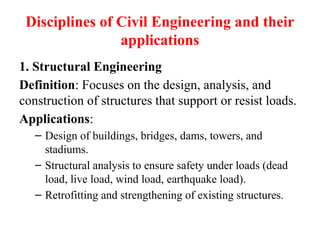 Basic Civil Engineering planning, design | PPTX