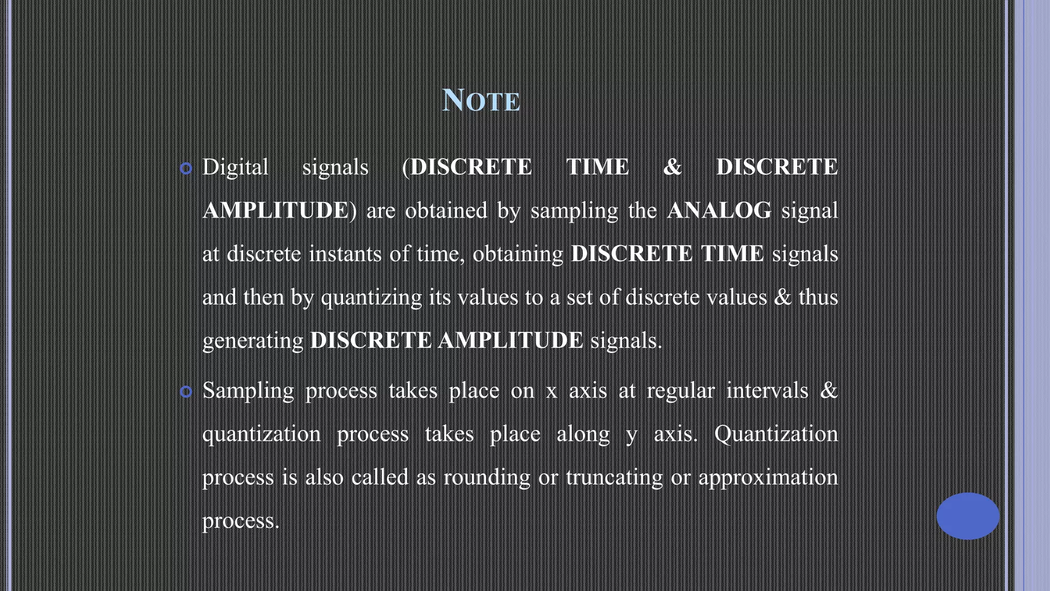 Classification of Digital signals | PPTX