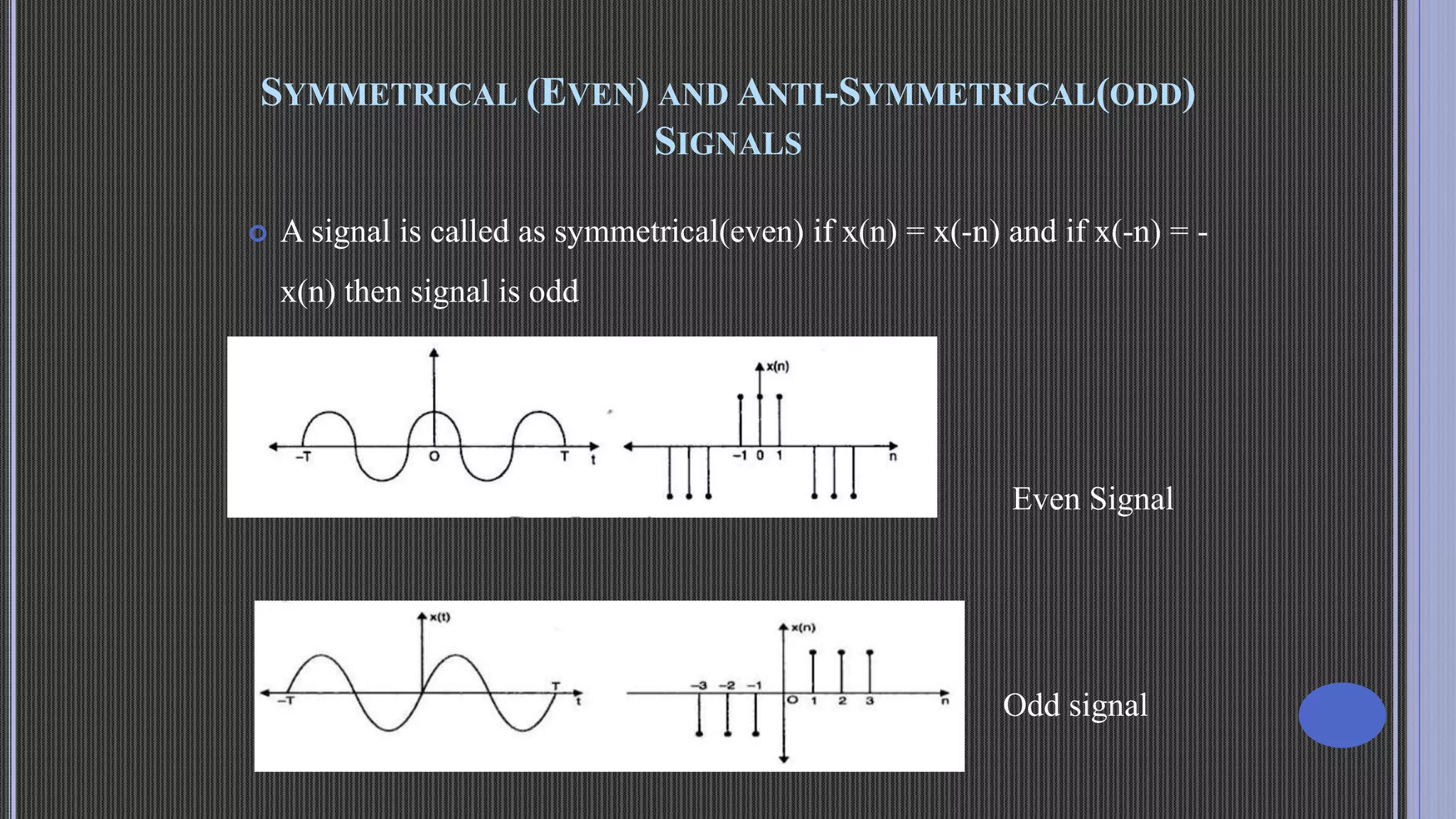 Classification of Digital signals | PPTX