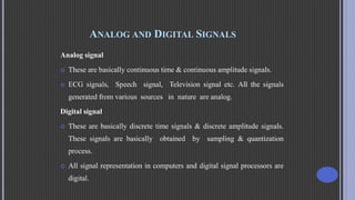 Classification of Digital signals | PPTX