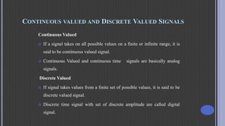 Classification of Digital signals | PPTX