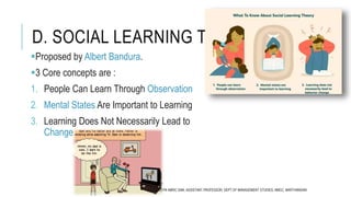 Theories of personality-III - Self Theory & Social learning theory | PPT